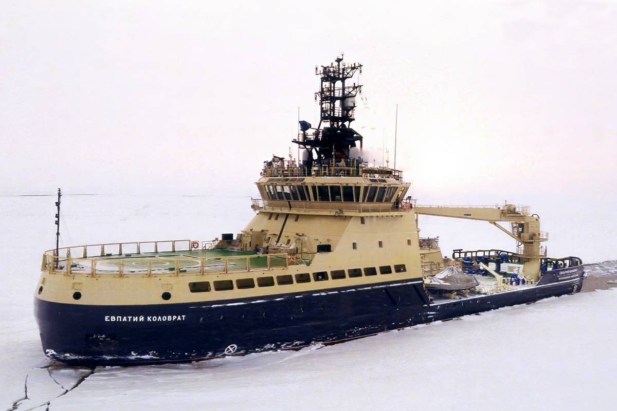 Ледовый коридор в Беринговом море. Совместный проект «Вести: Приморье ...